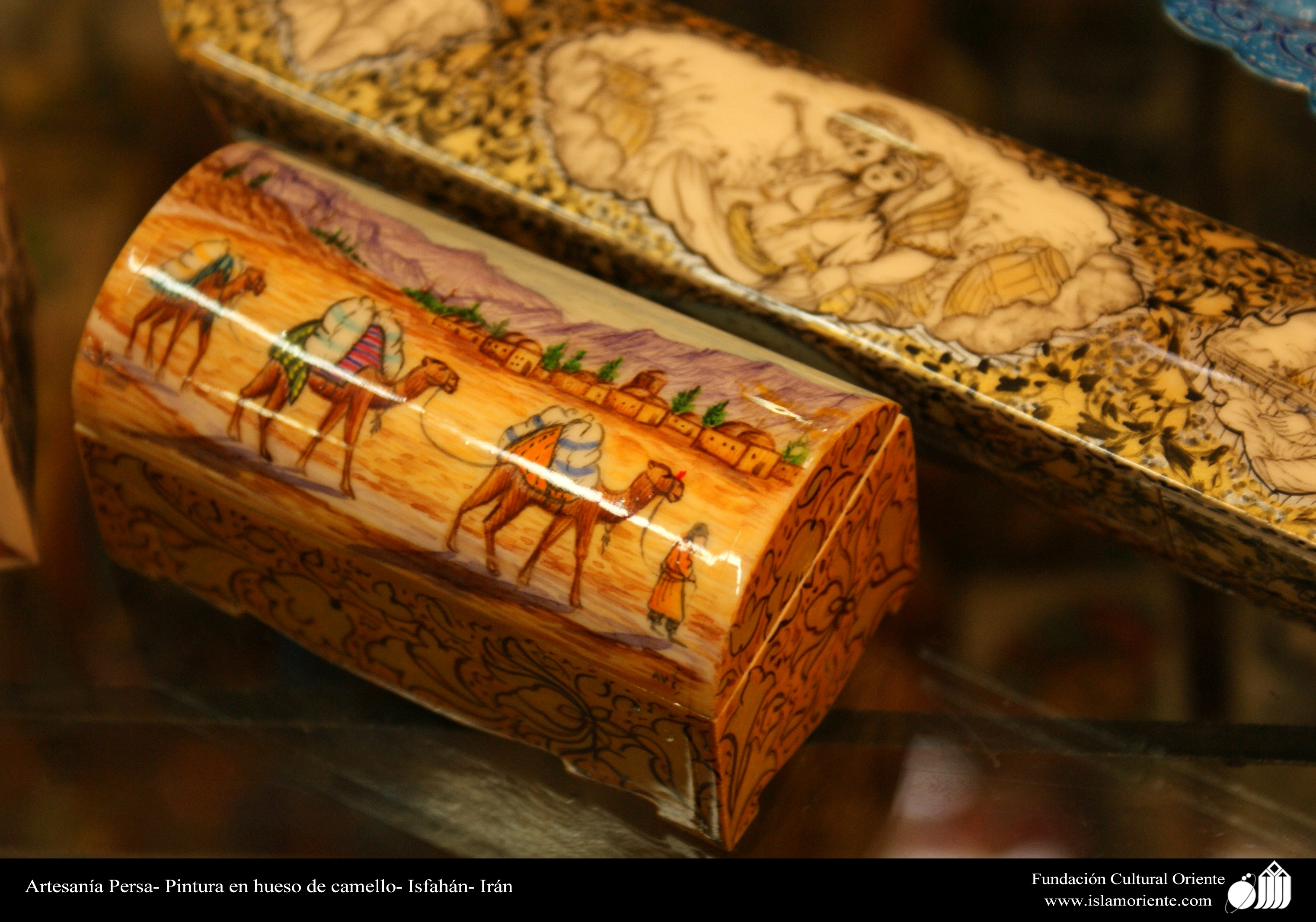 Artesanía Persa- Pintura en hueso de camello- Isfahán- (44) | Galería ...