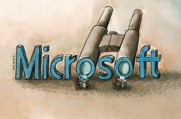 Microsoft también espía a sus usuarios (caricatura) | Galería de Arte ...